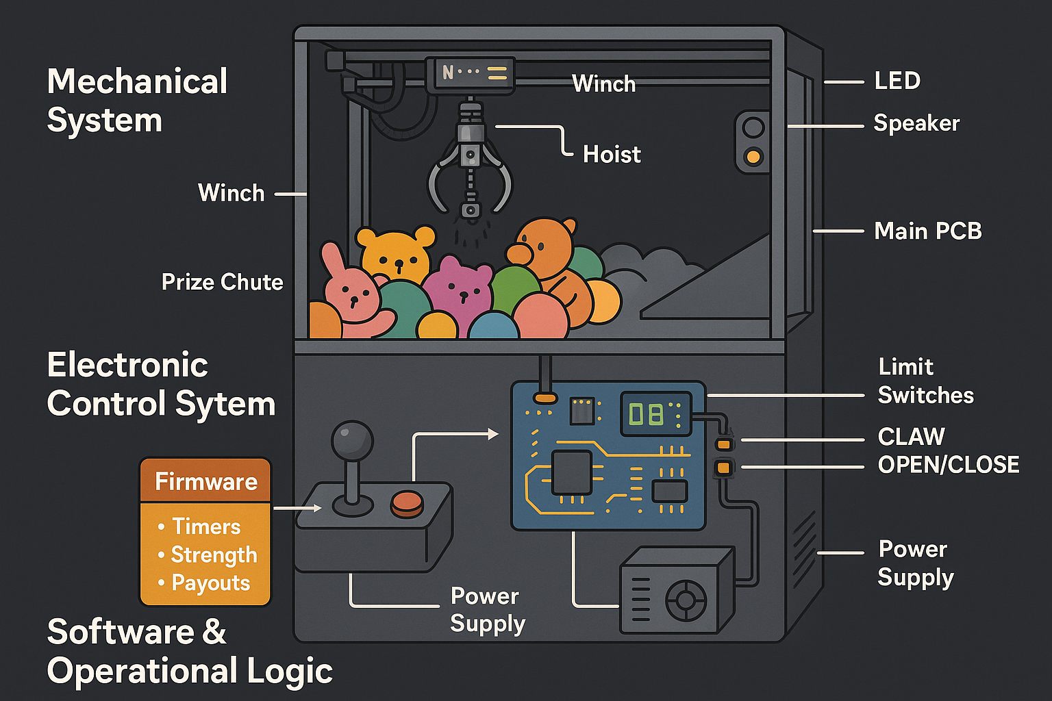 Claw Machine Mechanism Guide: How Claw Machines Work
